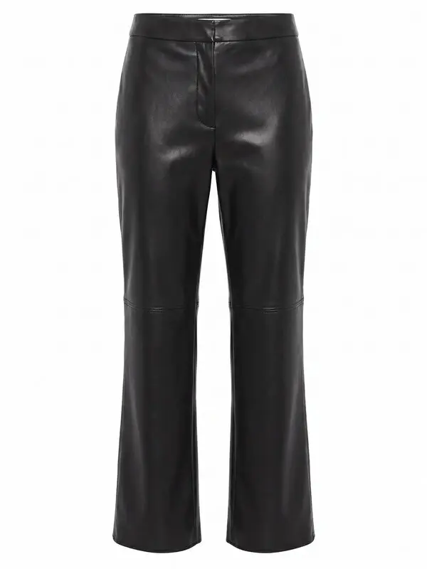 Max Mara S Leather-look Pants - Multicolor
