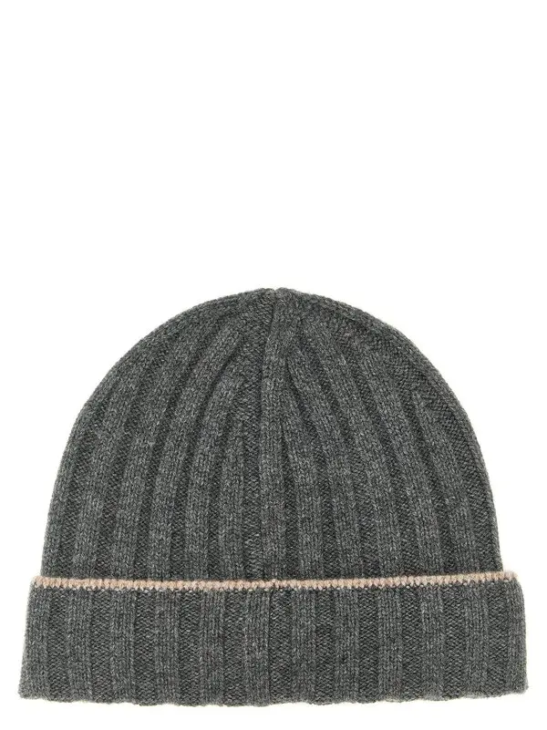 Brunello Cucinelli Cashmere Turn-up Beanie