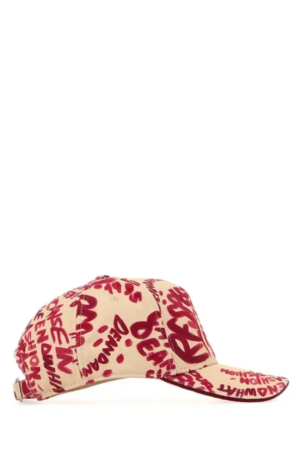 Dsquared2 Printed Denim Rebel Hibiscus Baseball Cap