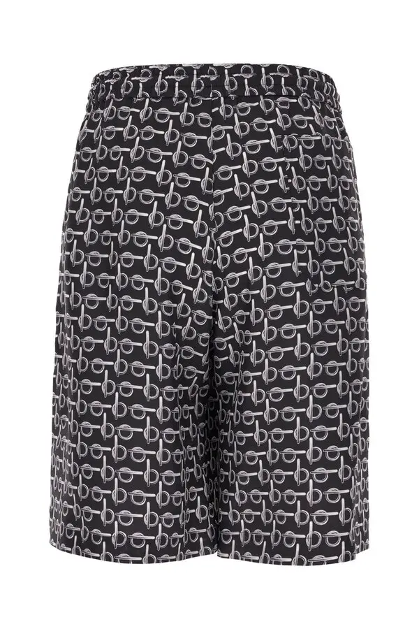 Burberry Monogram Print Shorts - Multicolor