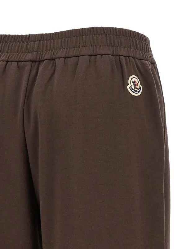 Moncler Double Knit Joggers - Brown