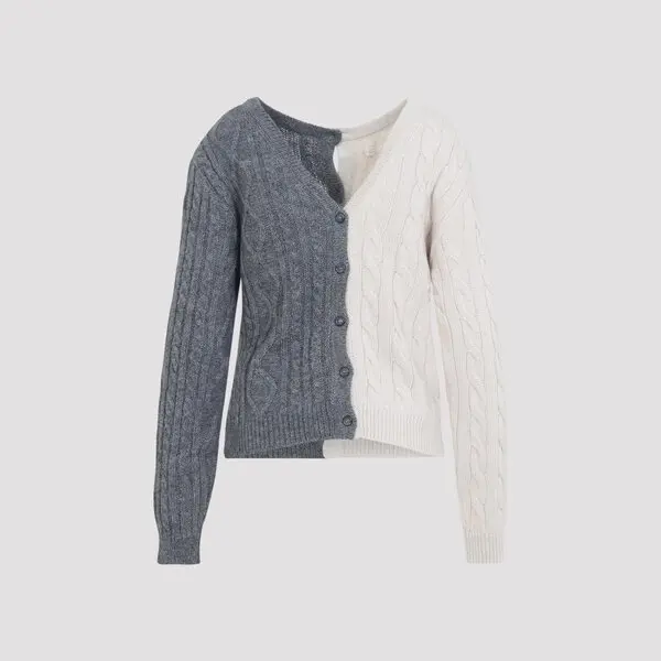 Moschino Bicolor Cardigan - Gray