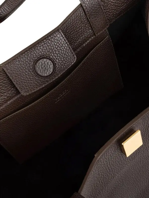 Yuzefi Borsa Tote Gyoza In Pelle - Brown