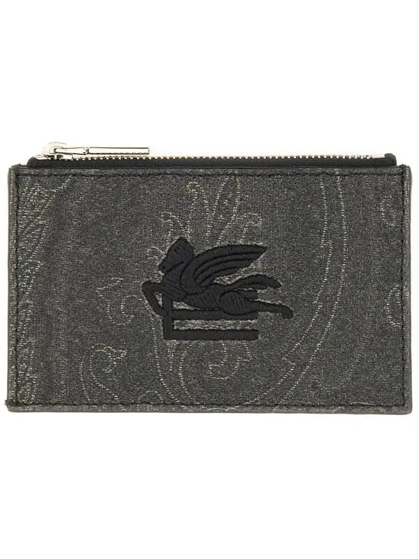Etro Card Holder Arnica With Pegasus