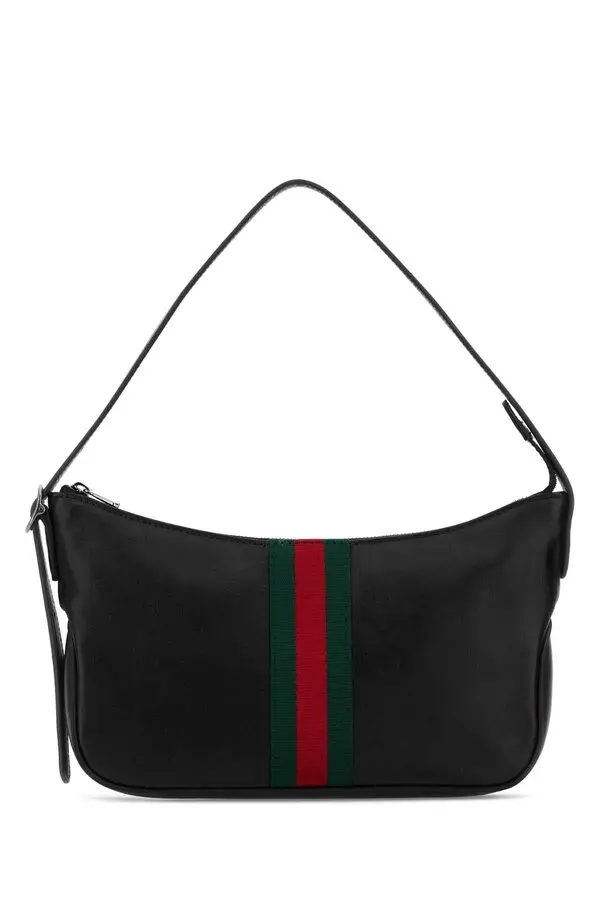 Gucci Leather Small Lunetta Shoulder Bag