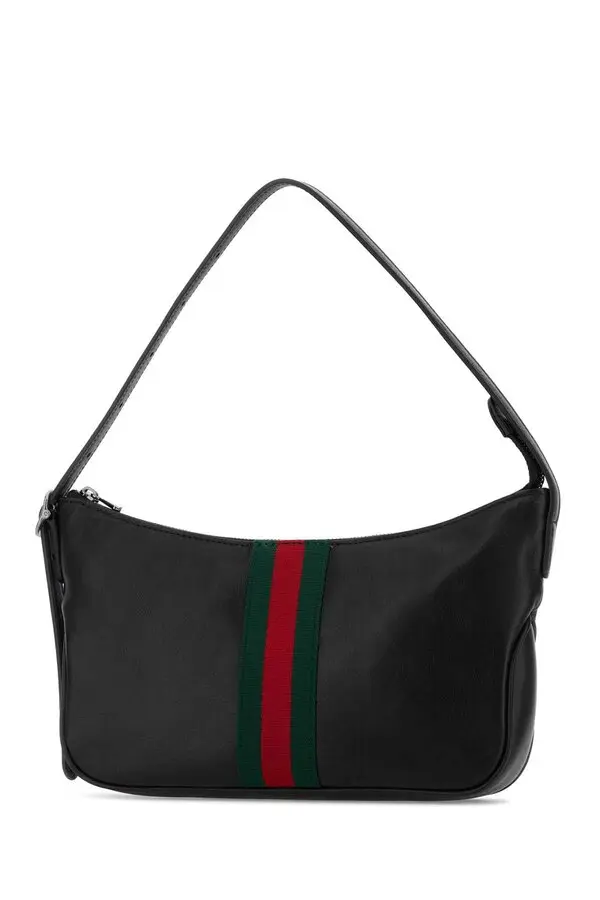 Gucci Leather Small Lunetta Shoulder Bag