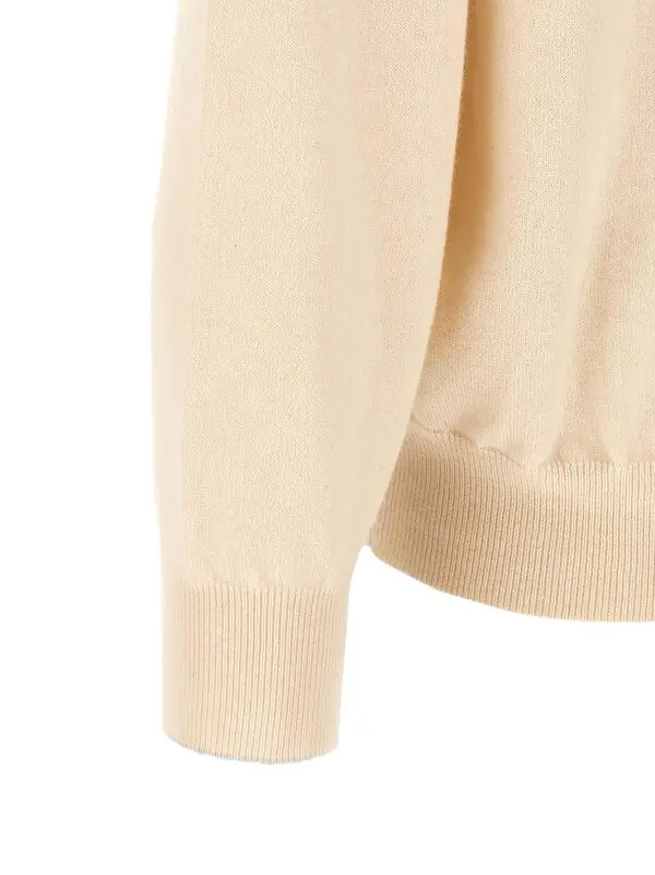 Brunello Cucinelli Cashmere Turtleneck Sweater - White