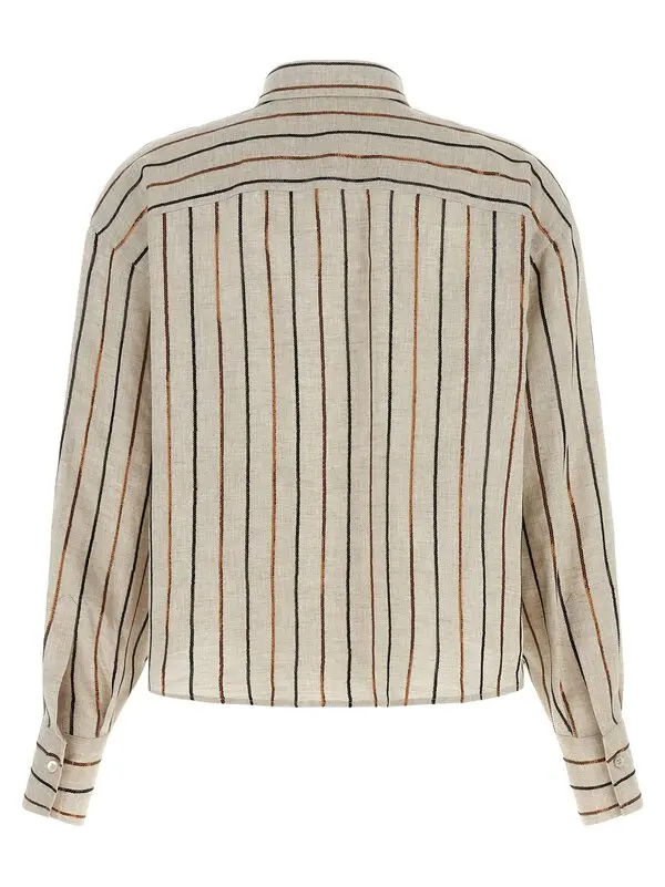 Brunello Cucinelli Sparkling Stripes' Shirt