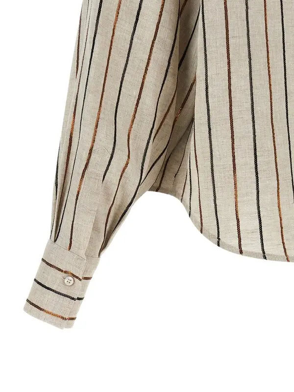 Brunello Cucinelli Sparkling Stripes' Shirt