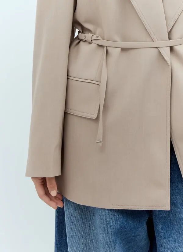 Acne Studios Peak Lapels Belted Blazer