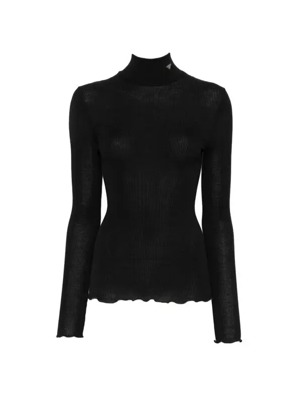 Prada Wool Turtleneck Top
