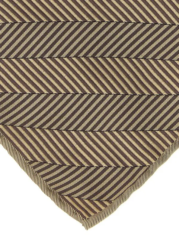 Brunello Cucinelli Chevron Pocket Clutch - Cream