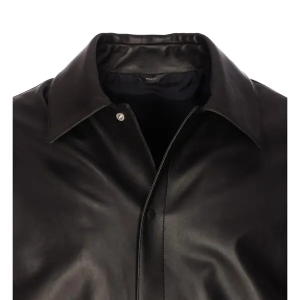 Fendi Maxi Lettering Leather Jacket