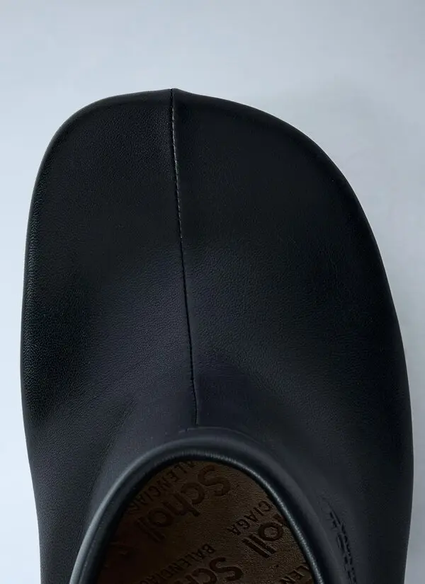 Balenciaga Scholl Mules - Black