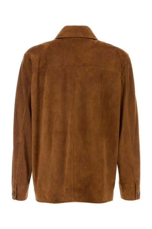 Saint Laurent Caramel Suede Jacket