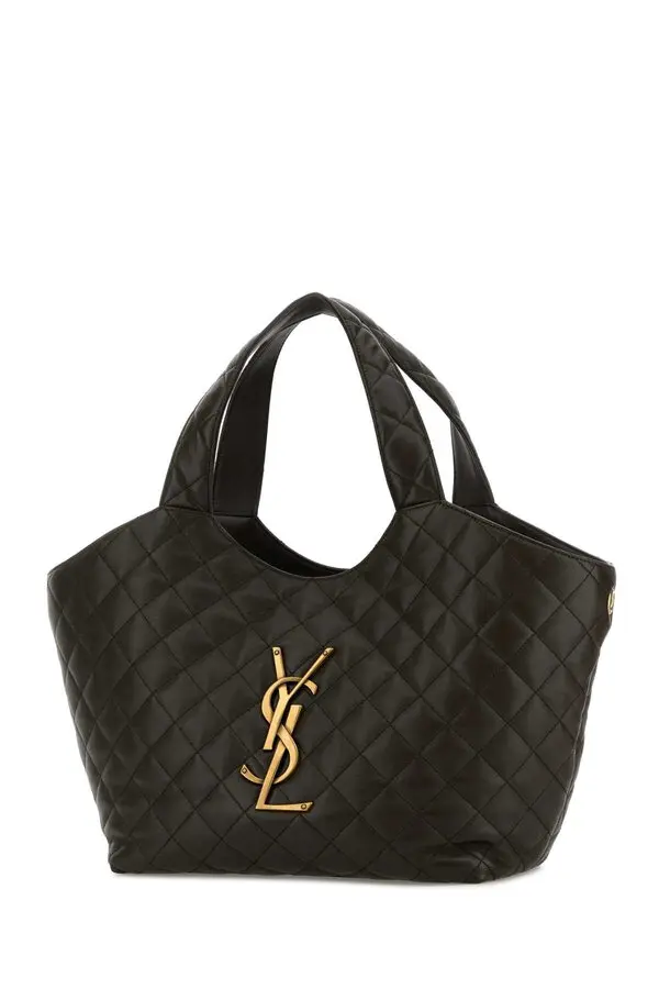 Saint Laurent Nappa Icare Shopping Bag - Gray