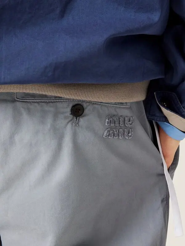 Miu Miu Cotton Pants