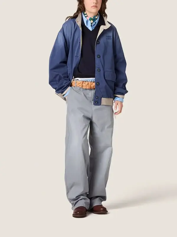 Miu Miu Cotton Pants - Multicolor