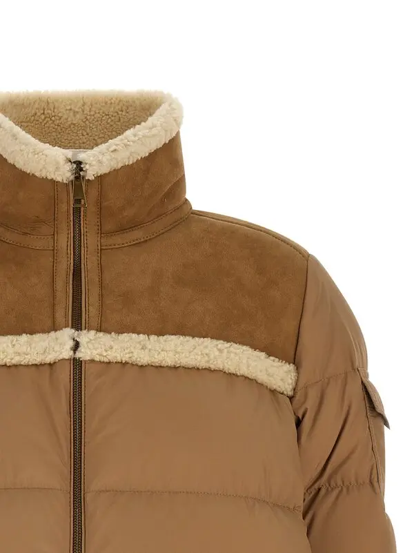 Moncler Aurore Down Jacket - Cream