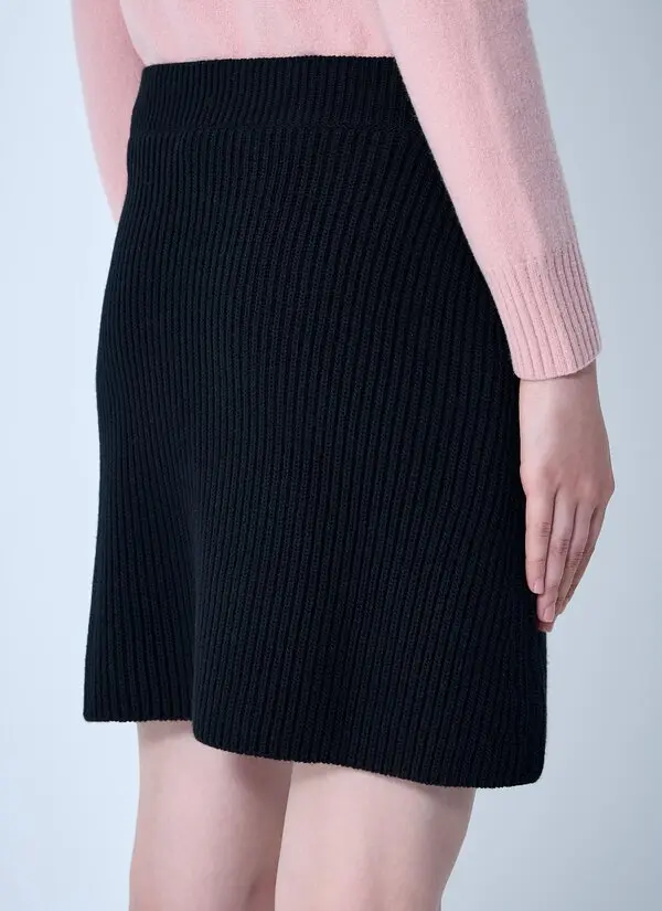 JIL SANDER Wool Mini Skirt