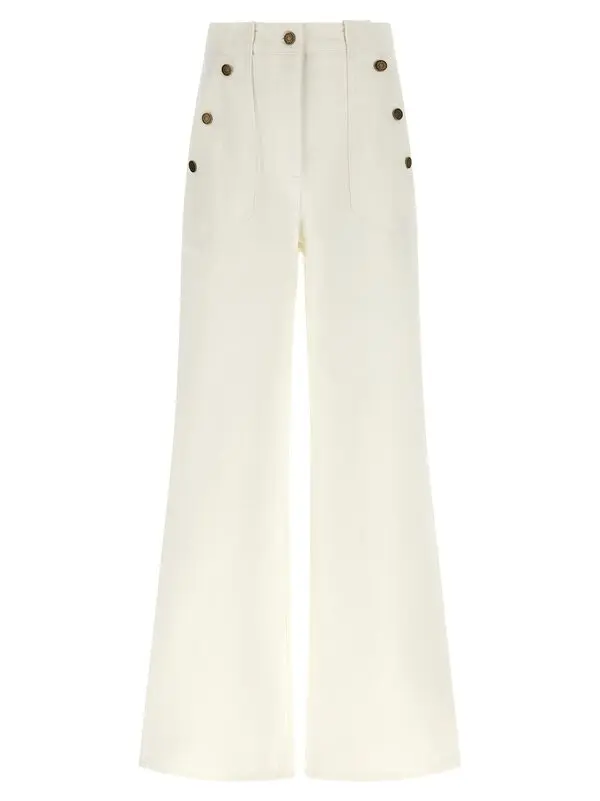 Max Mara Mxmbadesse' Pants - White