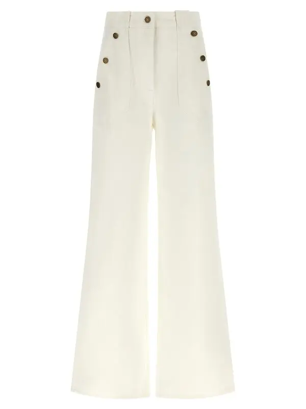 Max Mara Mxmbadesse' Pants - White