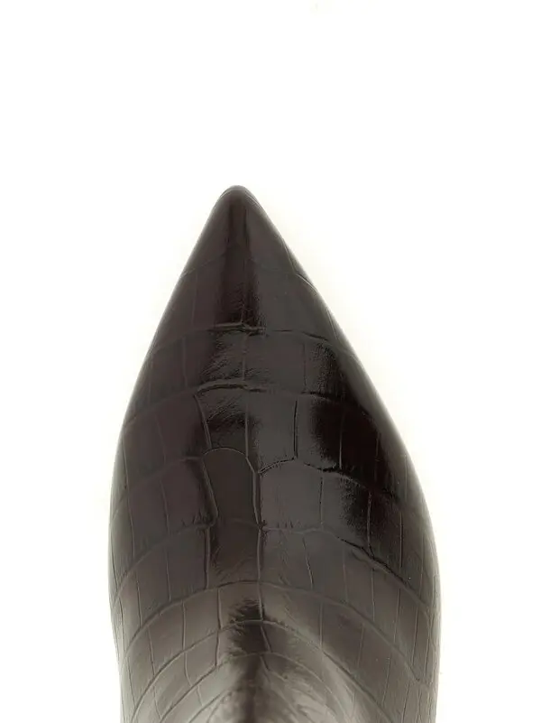 Paris Texas Stiletto Boots - Brown