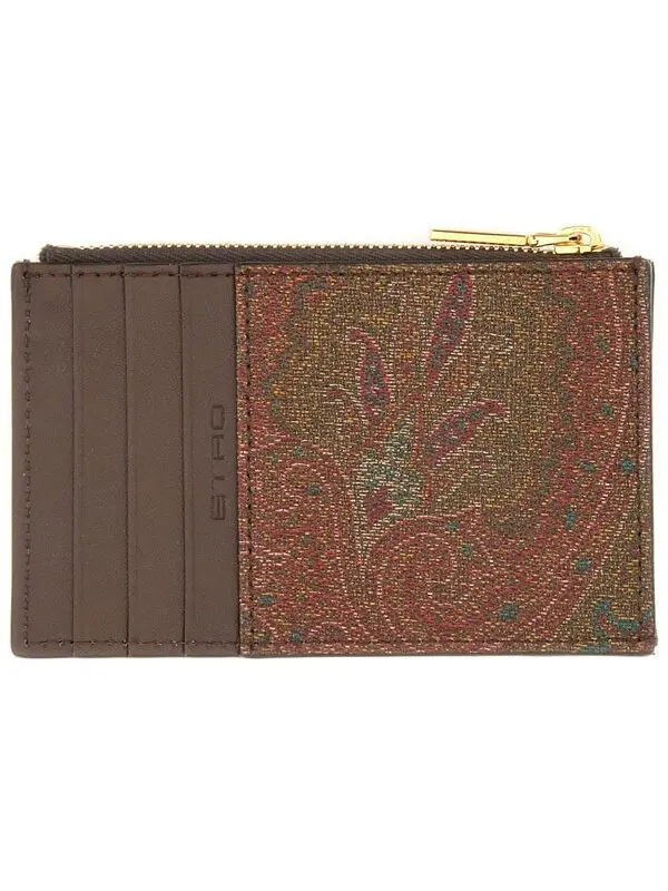 Etro Card Holder Arnica With Pegasus