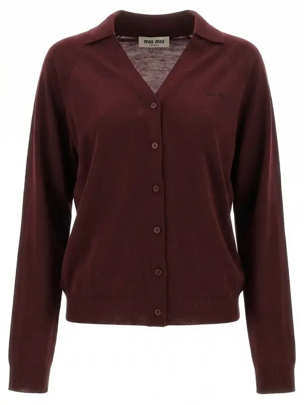 Miu Miu Wool Cardigan - Multicolor