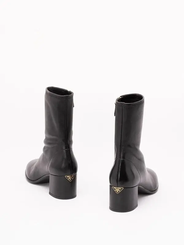 Prada Stretch Nappa Leather Booties - Multicolor