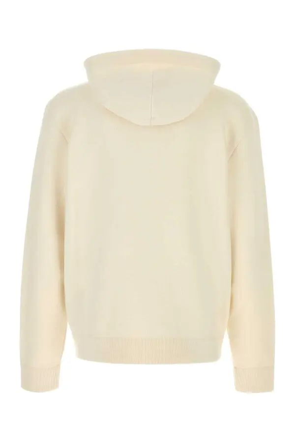 Gucci Ivory Stretch Wool Blend Sweatshirt