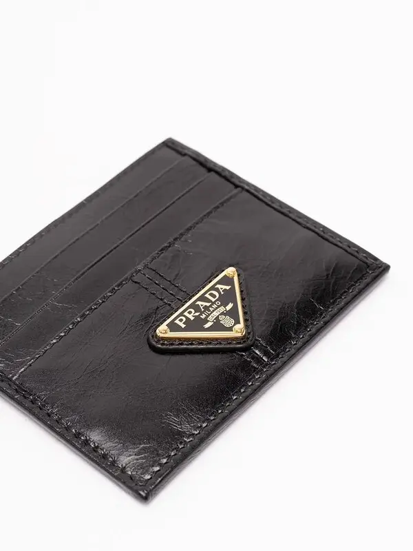 Prada Leather Card Holder - Multicolor
