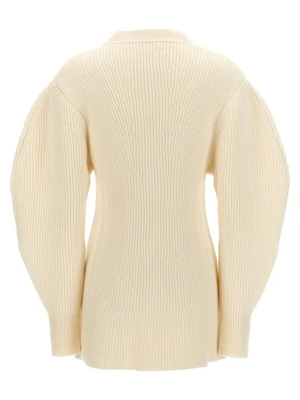 JIL SANDER Ribbed Cardigan