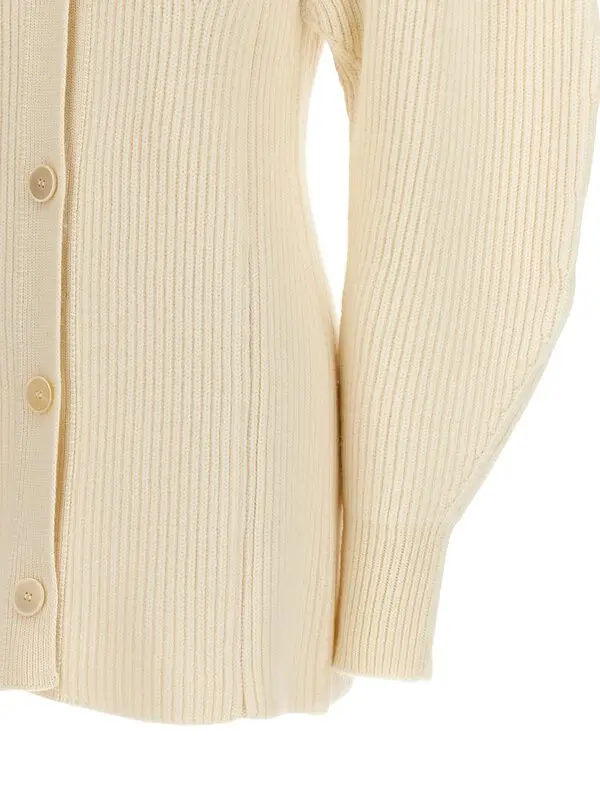 JIL SANDER Ribbed Cardigan