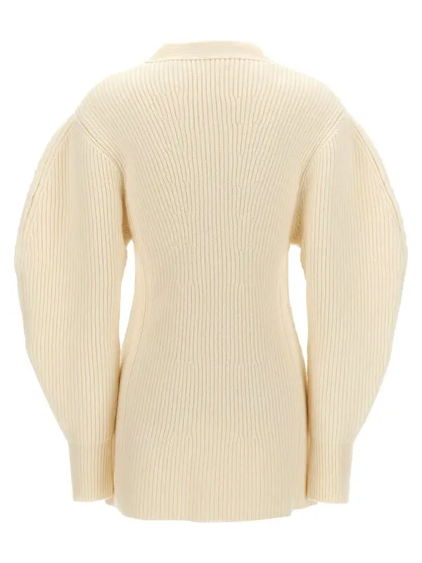 JIL SANDER Ribbed Cardigan