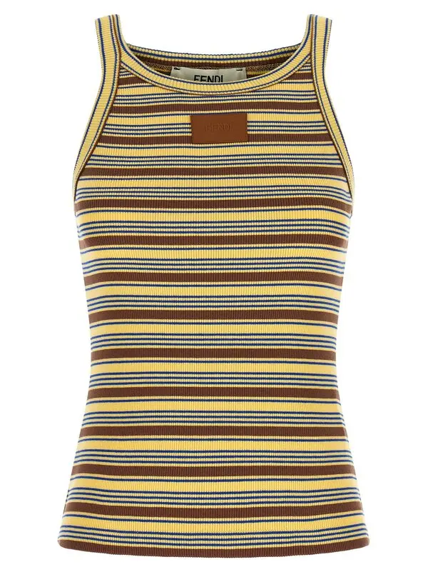 Fendi Striped Top - Multicolor