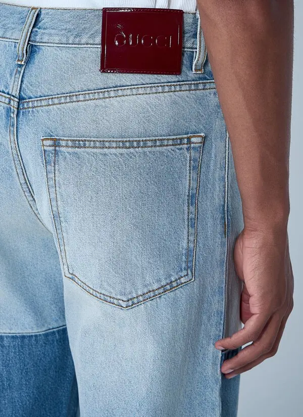 Gucci Contrast Panel Jeans