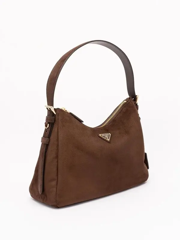 Prada Suede Shoulder Bag - Multicolor