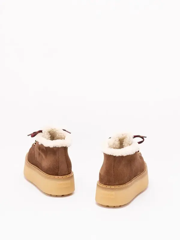 Prada Suede Lace-up Shoes