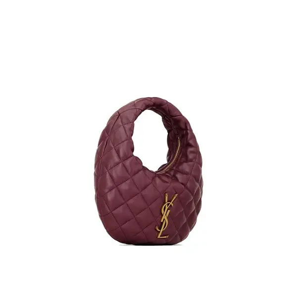 Saint Laurent Icarino Quilted Handbag - Red