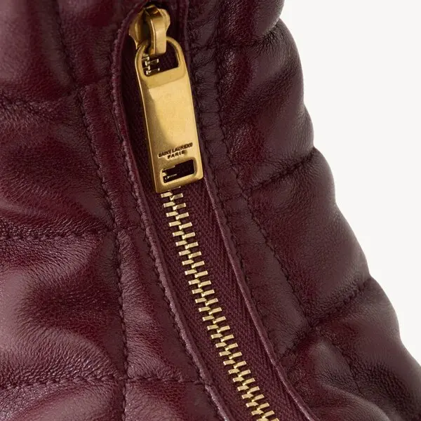 Saint Laurent Icarino Quilted Handbag - Red