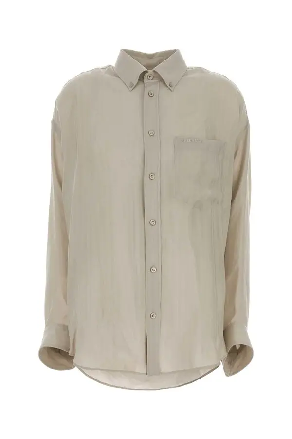 Balenciaga Cupro Oversize Shirt