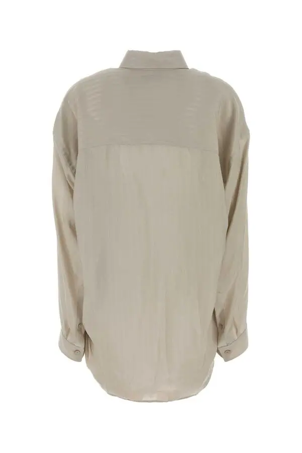 Balenciaga Cupro Oversize Shirt