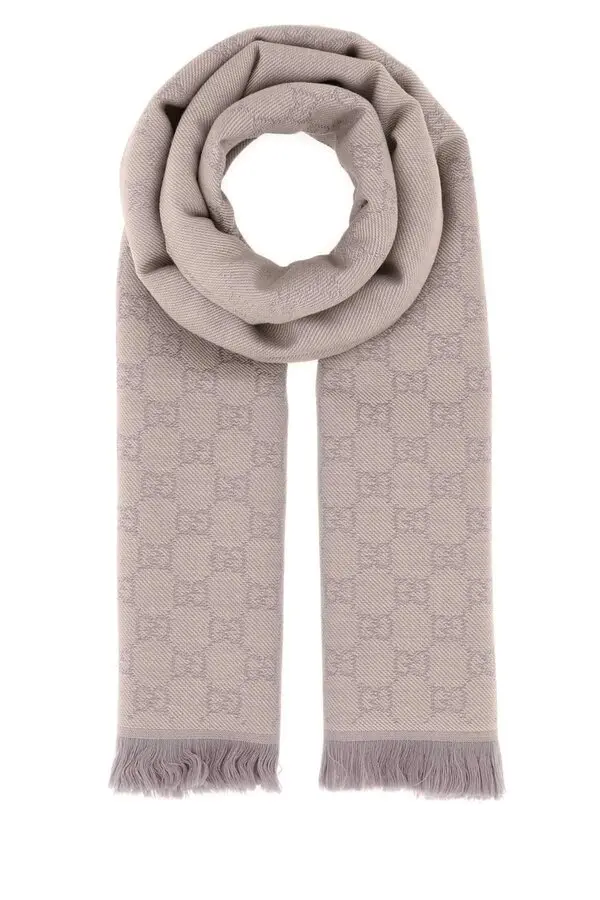 Gucci Embroidered Wool Scarf