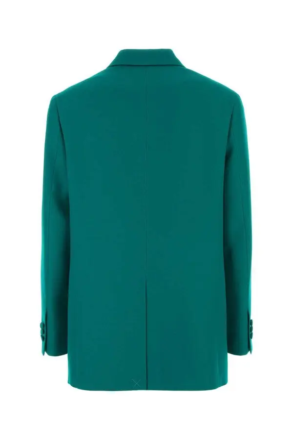 Fendi Grain De Poudre Blazer - Blue