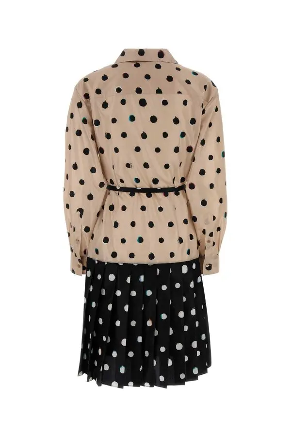 Fendi Printed Silk Dress
