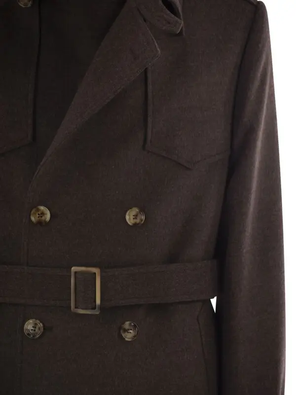 Brunello Cucinelli Wool Trench