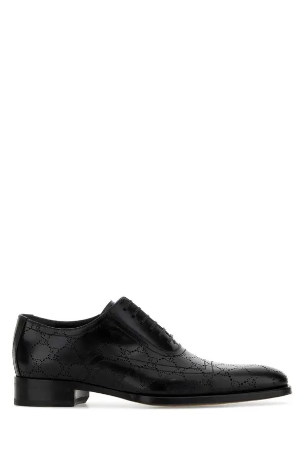Gucci Leather Lace-up Shoes