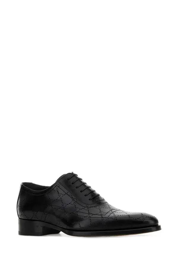 Gucci Leather Lace-up Shoes