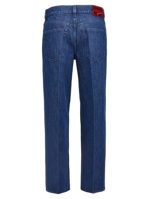 Gucci Cotton Jeans - Blue